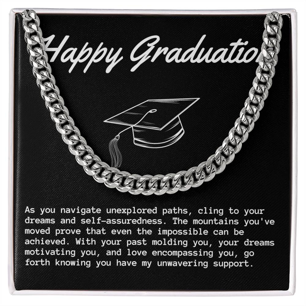 Graduation Cuban Link Chain – Loving Sentiments Jewelry