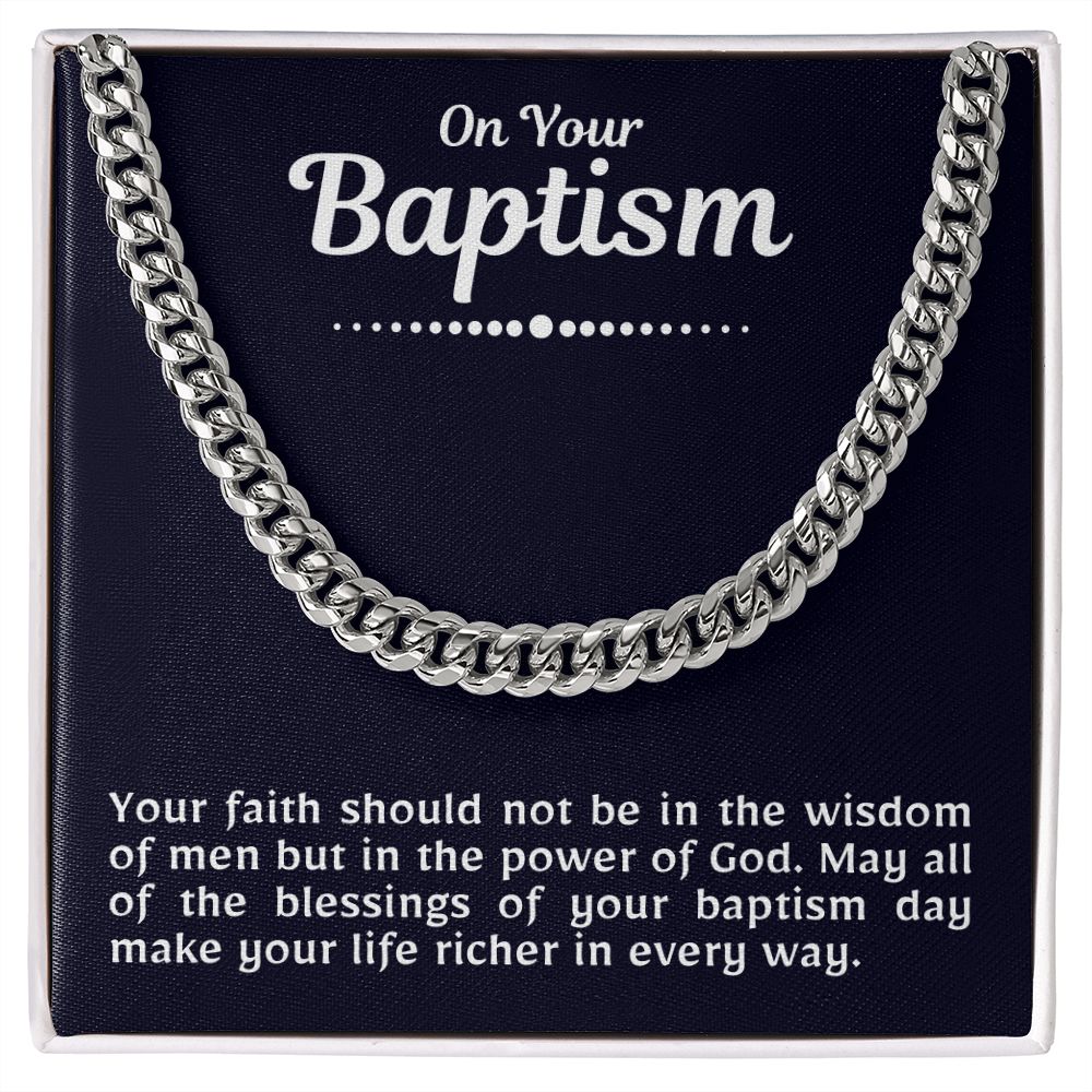 Baptism Chain Necklace – Loving Sentiments Jewelry